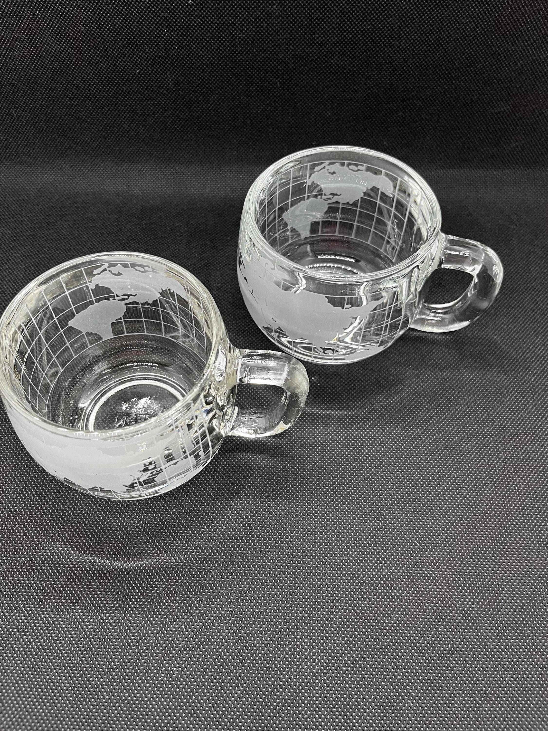 Vintage Nescafé World Globe Coffee Mugs - Set of 2 - Etsy