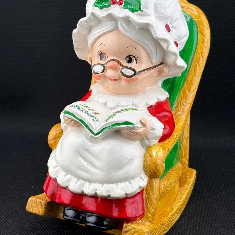 Santa Claus in a Rocking Chair - Etsy