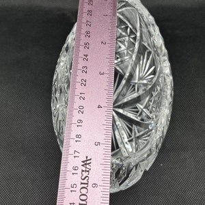 Vintage Cut Crystal Canoe Shaped Candy Dish - Etsy