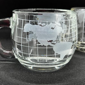 Vintage Nescafe World Globe Coffee Mugs - Set of 2 - Etsy