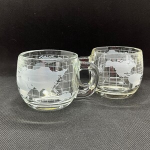 Vintage Nescafe World Globe Coffee Mugs - Set of 2 - Etsy