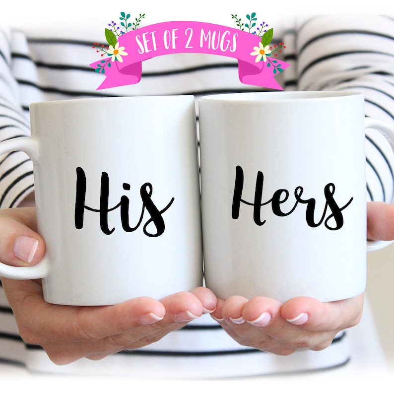 His And Her Coffee Mug Sets His And Hers Mugs His Coffee Her Etsy
