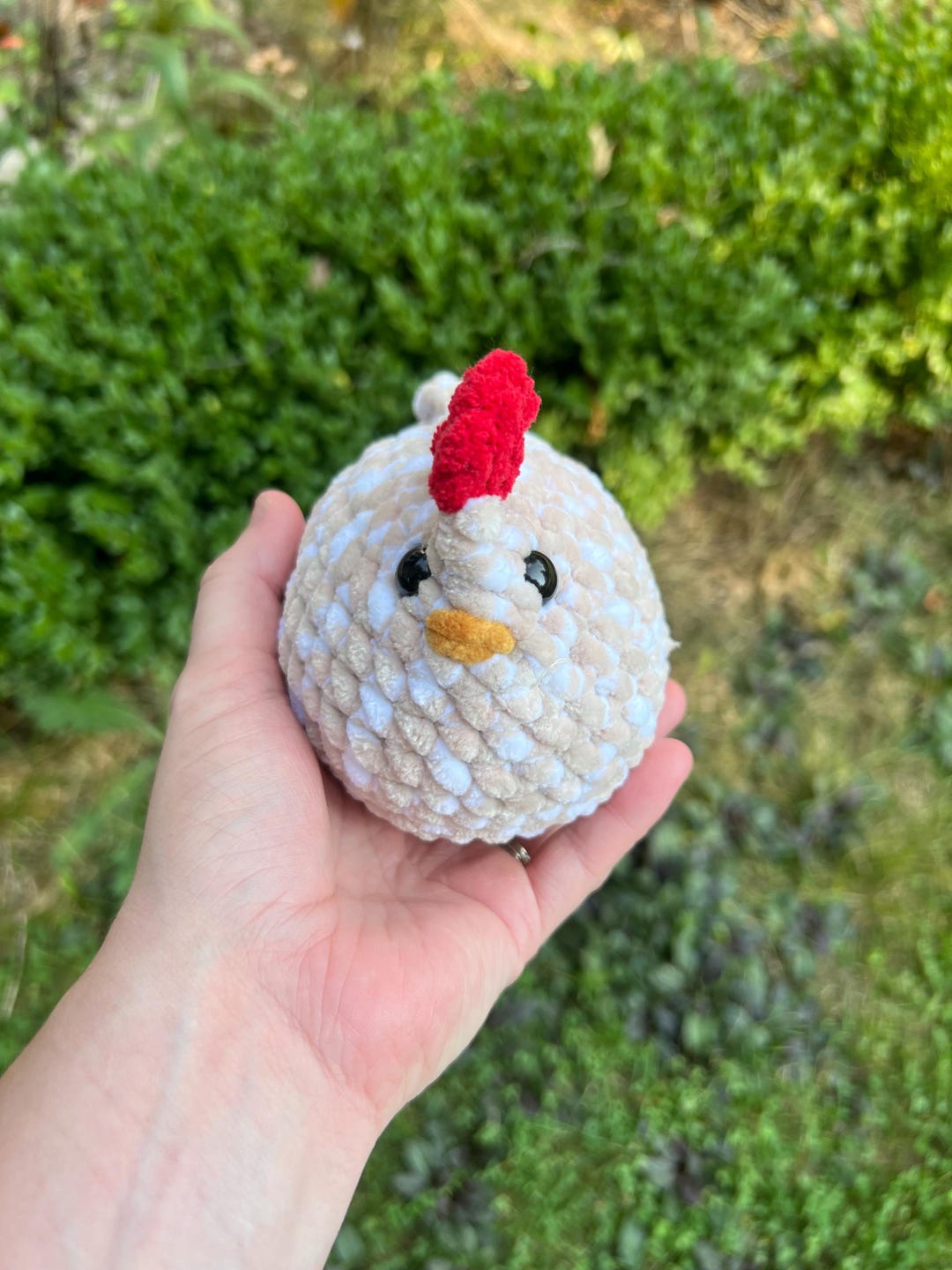 Handmade Crochet Amigurumi Chicken Plush/plushie, Gift, Party Favors ...