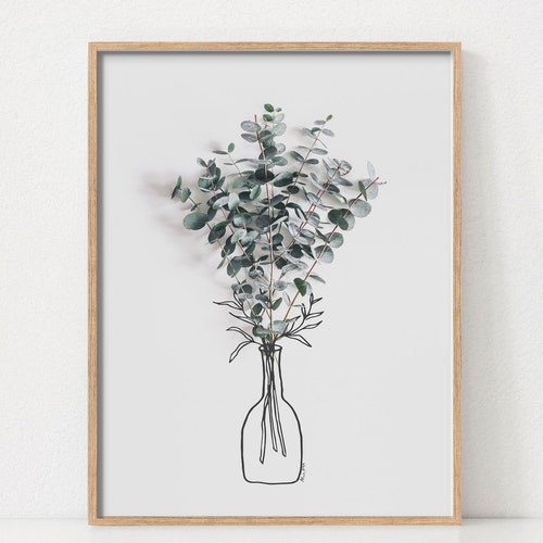Eucalyptus Wall Art Eucalyptus Poster Digital Download | Etsy