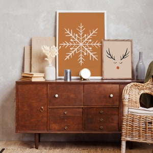 Christmas Set of 7 Prints, Gallery Wall Art, Christmas Printable Art ...