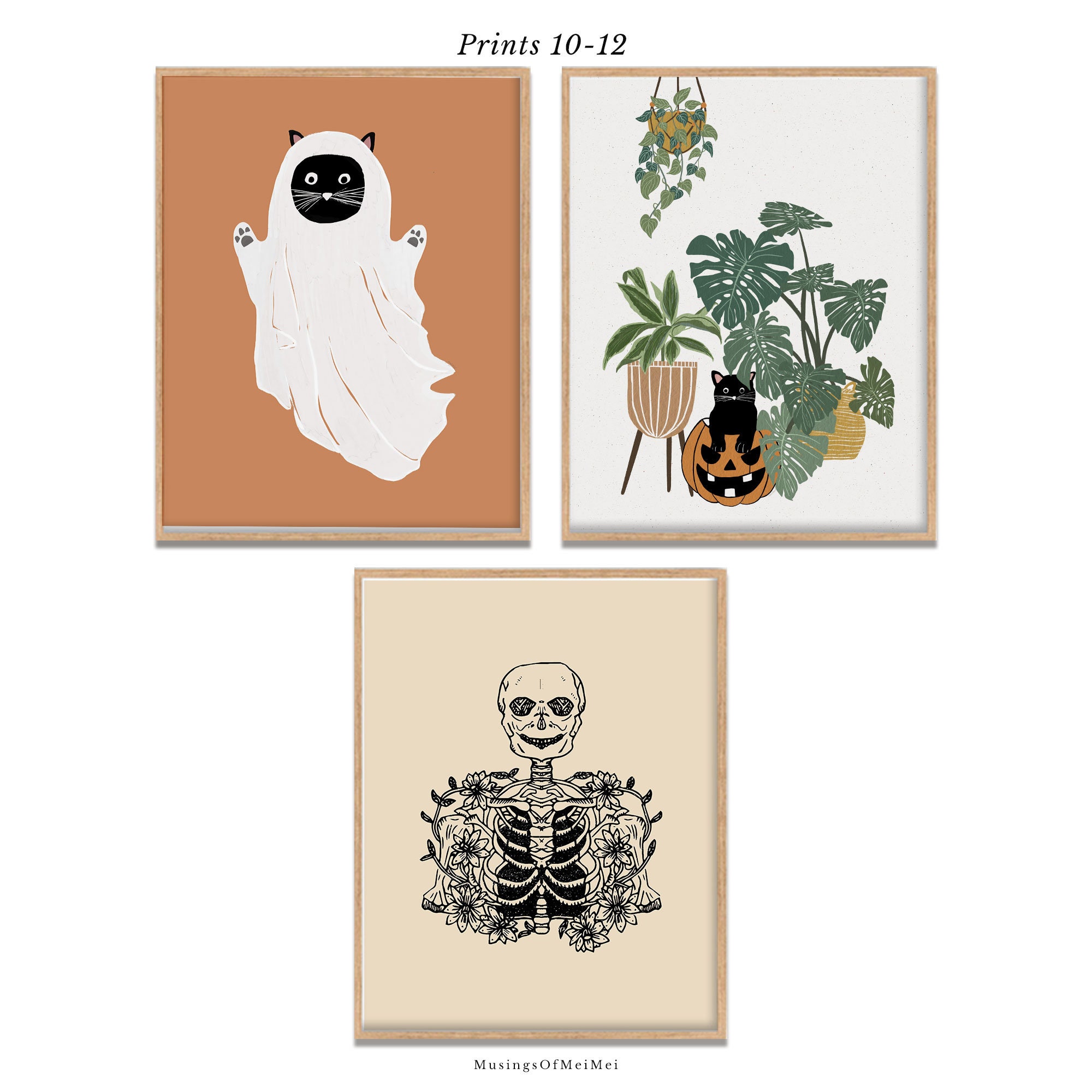 Halloween Art Mega Bundle Set Set of 12 Halloween Gallery - Etsy Australia