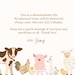 Printable Farm Animal Valentine's Day Card, Classroom Valentine's Day ...