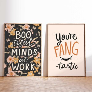 Halloween Classroom Decor Set, Kids Halloween Decor, Printable Wall Art ...