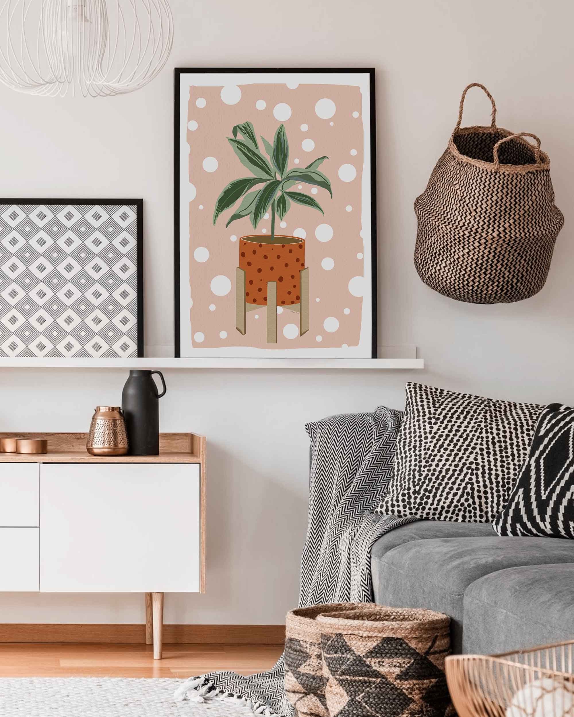 Boho House Plants Wall Art, Printable Wall Art, Plant Poster, Botanical ...