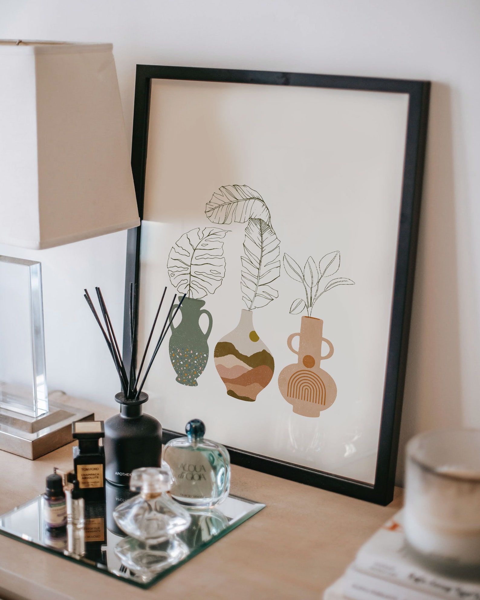 Botanical Prints Plant Poster Print Boho Print Printable - Etsy