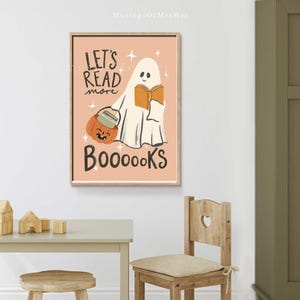 Halloween Read More Books Print, Fun Halloween Decor for Kids ...