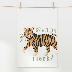 Tiger Nursery Art Print, Inspirational Nursery Art Poster, Printable ...