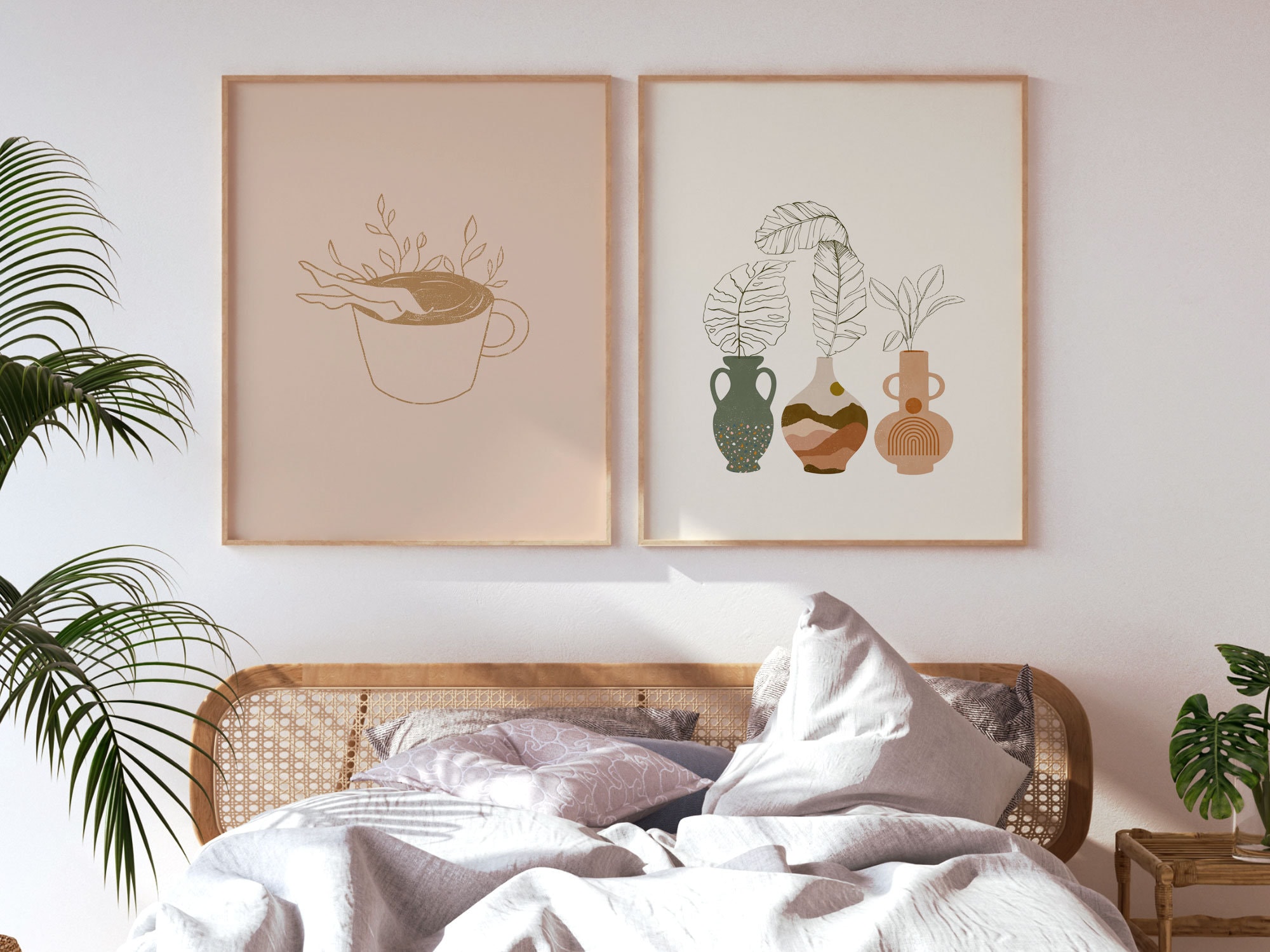 Botanical Prints Plant Poster Print Boho Print Printable | Etsy