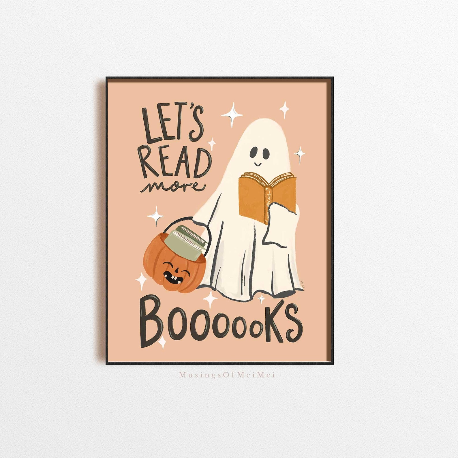 Halloween Read More Books Print, Fun Halloween Decor for Kids ...