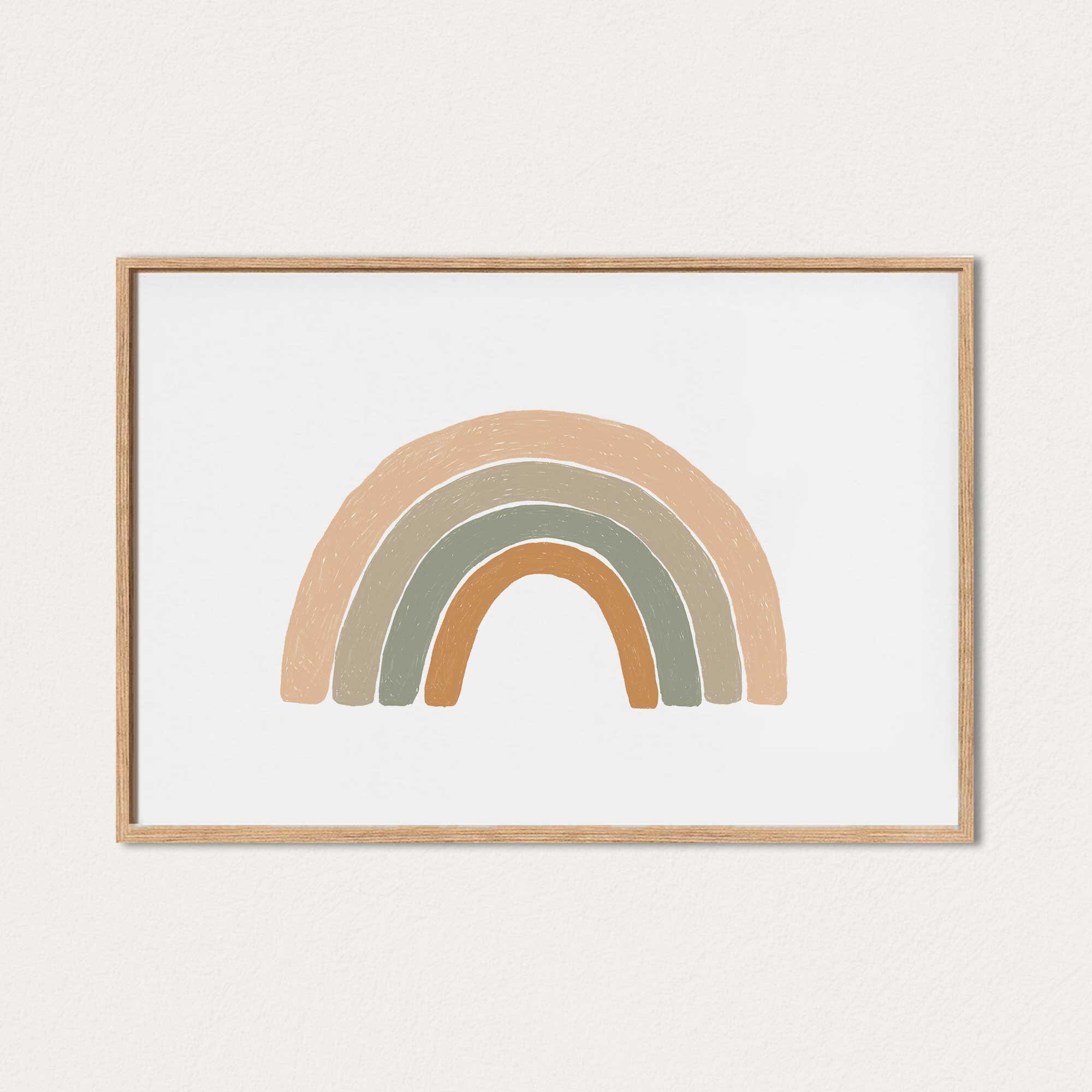 Nursery Art Set of 13 Prints, Rainbow Nursery Wall Art, Boho Nursery ...