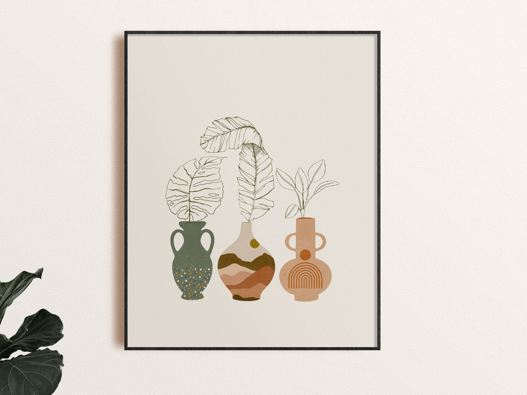 Botanical Prints Plant Poster Print Boho Print Printable | Etsy