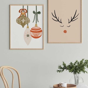 Christmas Gallery Wall Art, Set of 13, Christmas Printables, Minimalist ...