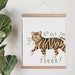 Tiger Nursery Art Print, Inspirational Nursery Art Poster, Printable ...