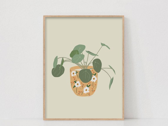 House Plants Print Plant Poster Botanical Wall Art | Etsy