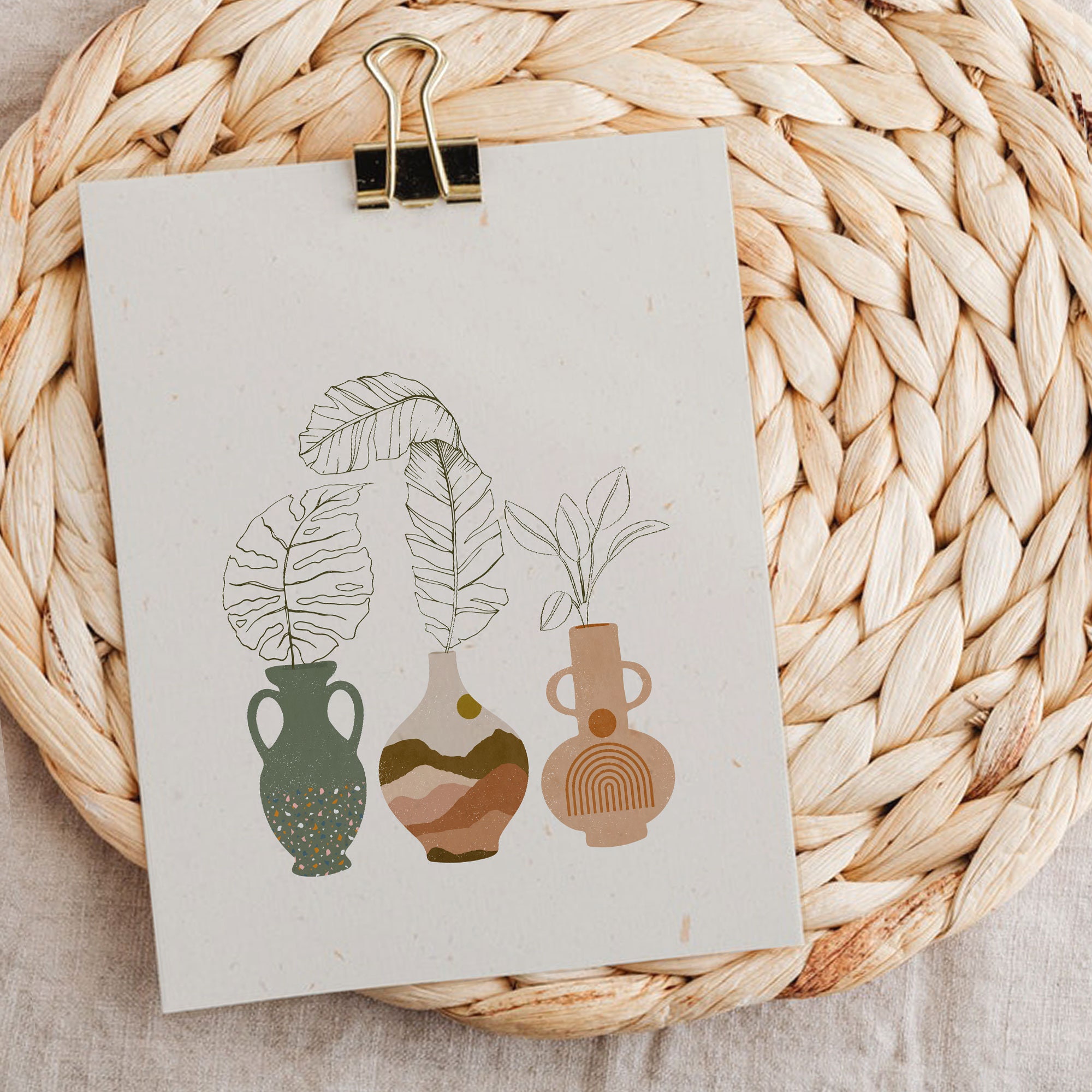 Botanical Prints Plant Poster Print Boho Print Printable | Etsy