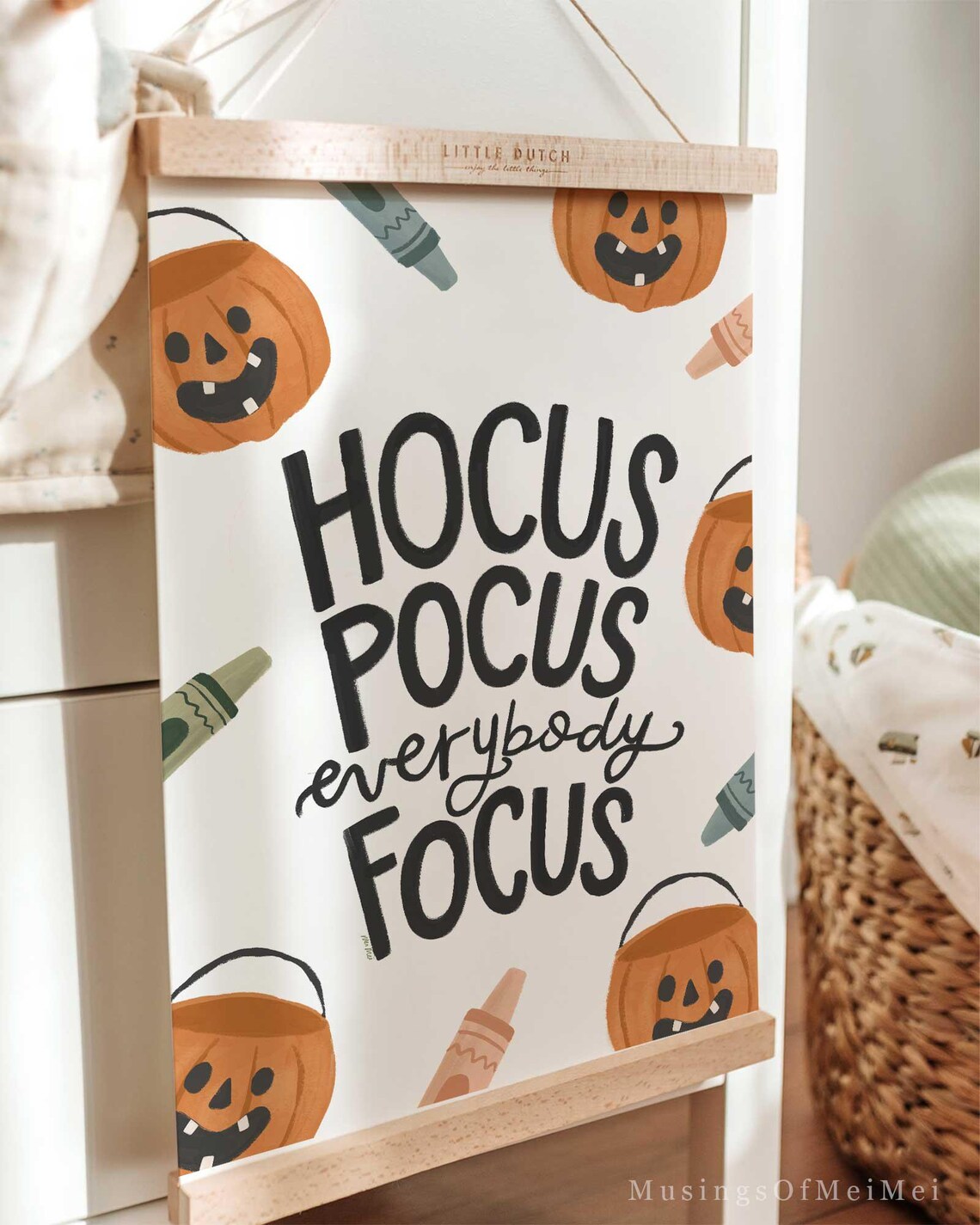 Hocus Pocus Printable Wall Art, Halloween Classroom Wall Art, Kids Room ...