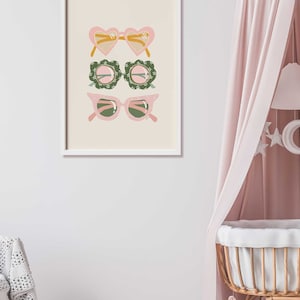 Fun Cheerful Sunnies Art Print for Girly Nursery Decor, Nursery ...