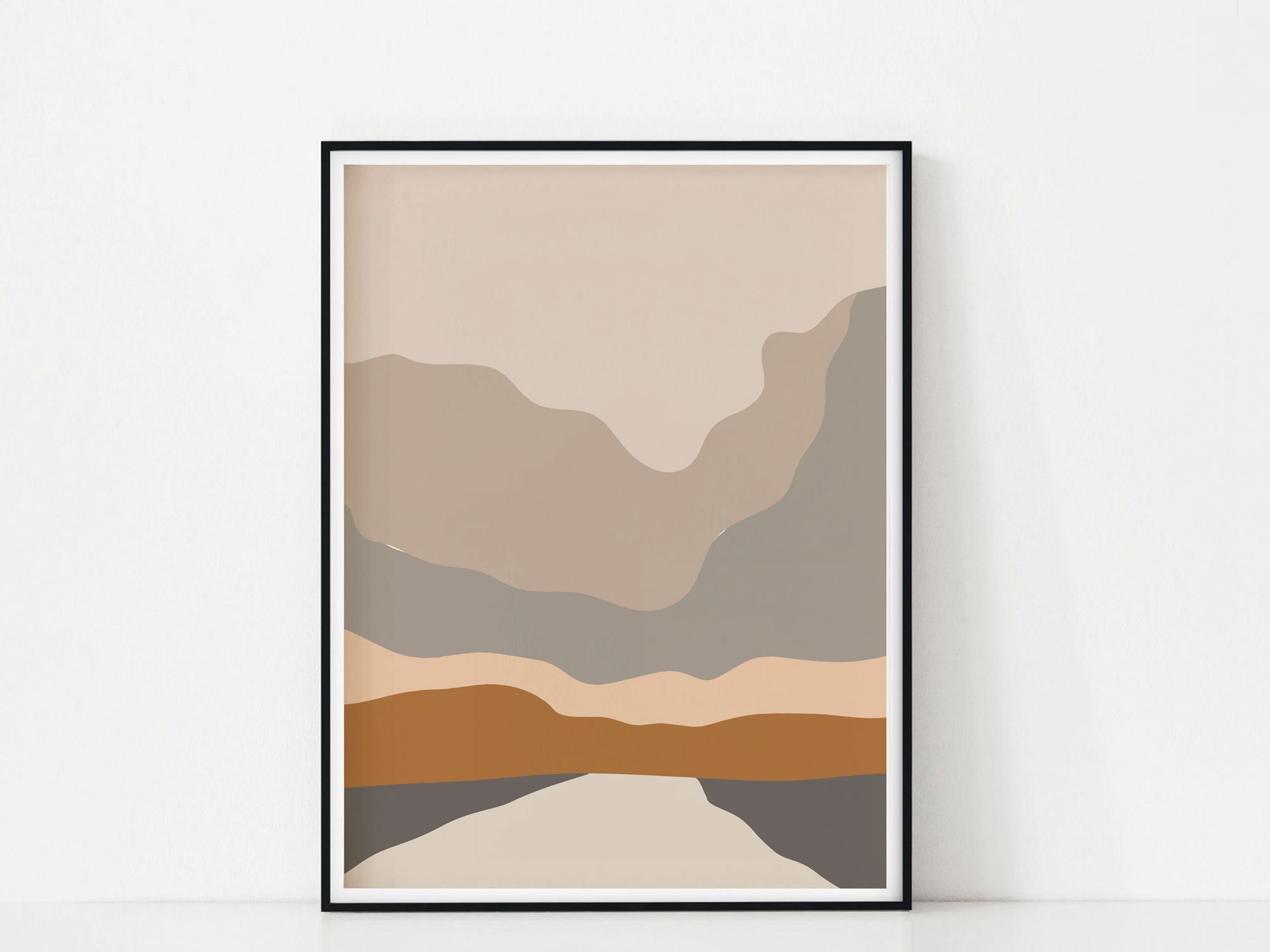 Neutral Wall Art Set Custom Gallery Wall Art Geometric - Etsy Australia