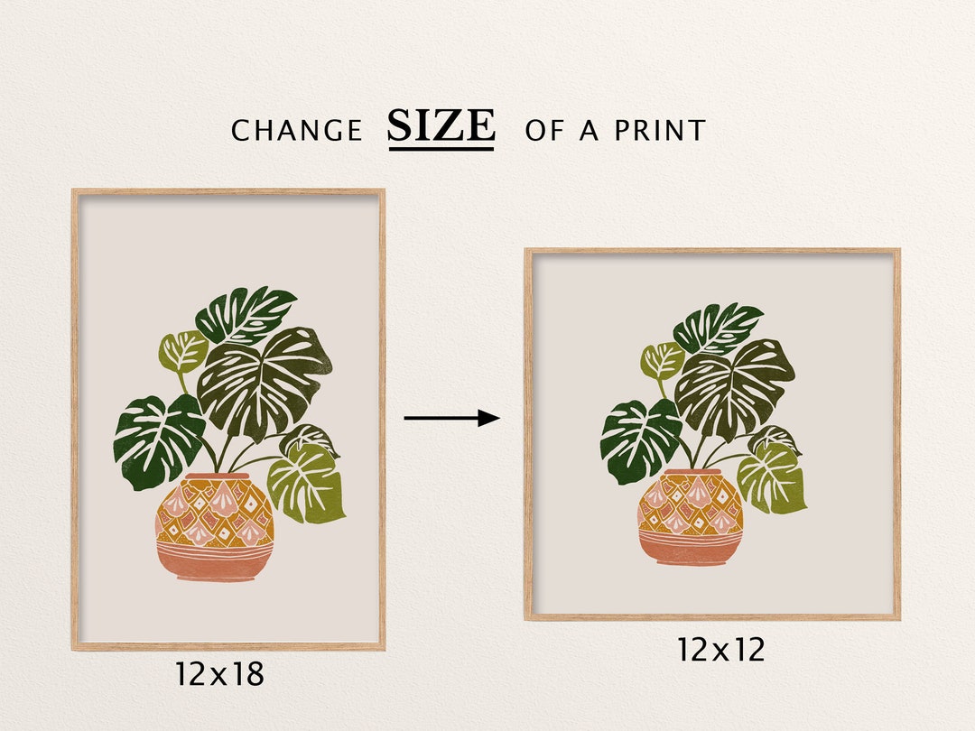 Custom Size Print, Change Size of Print to Your Choice of Size ...