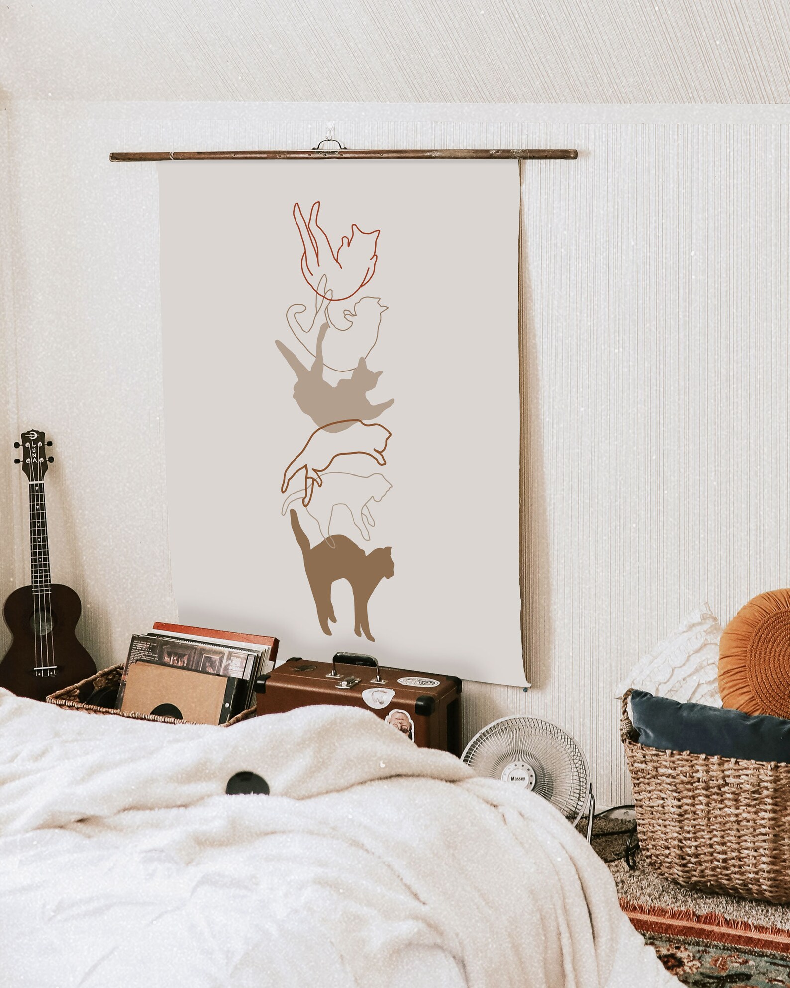 Cat Art, Falling Cat Postures Poster, Printable Cat Art, Cat Lover Gift ...