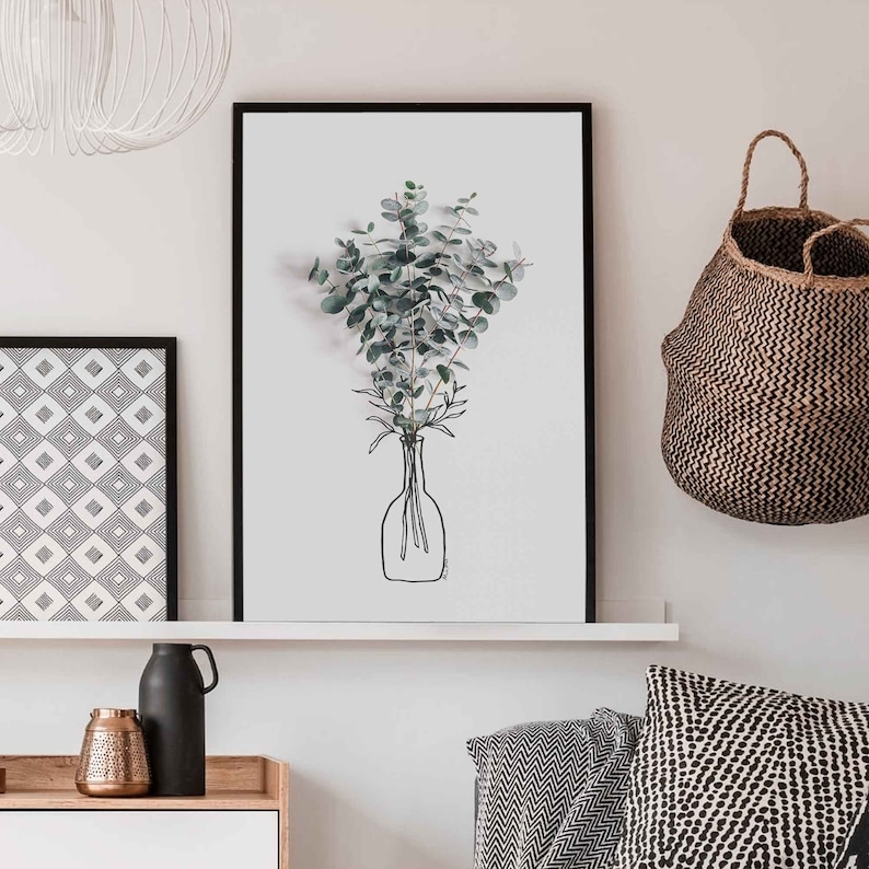 Eucalyptus Wall Art Eucalyptus Poster Digital Download - Etsy