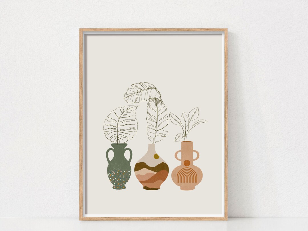 Botanical Prints, Plant Poster Print, Boho Print, Printable Wall Art ...