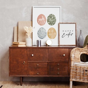 Easter Gallery Set of 16, Printable Wall Art, Spring Wall Art, Easter ...