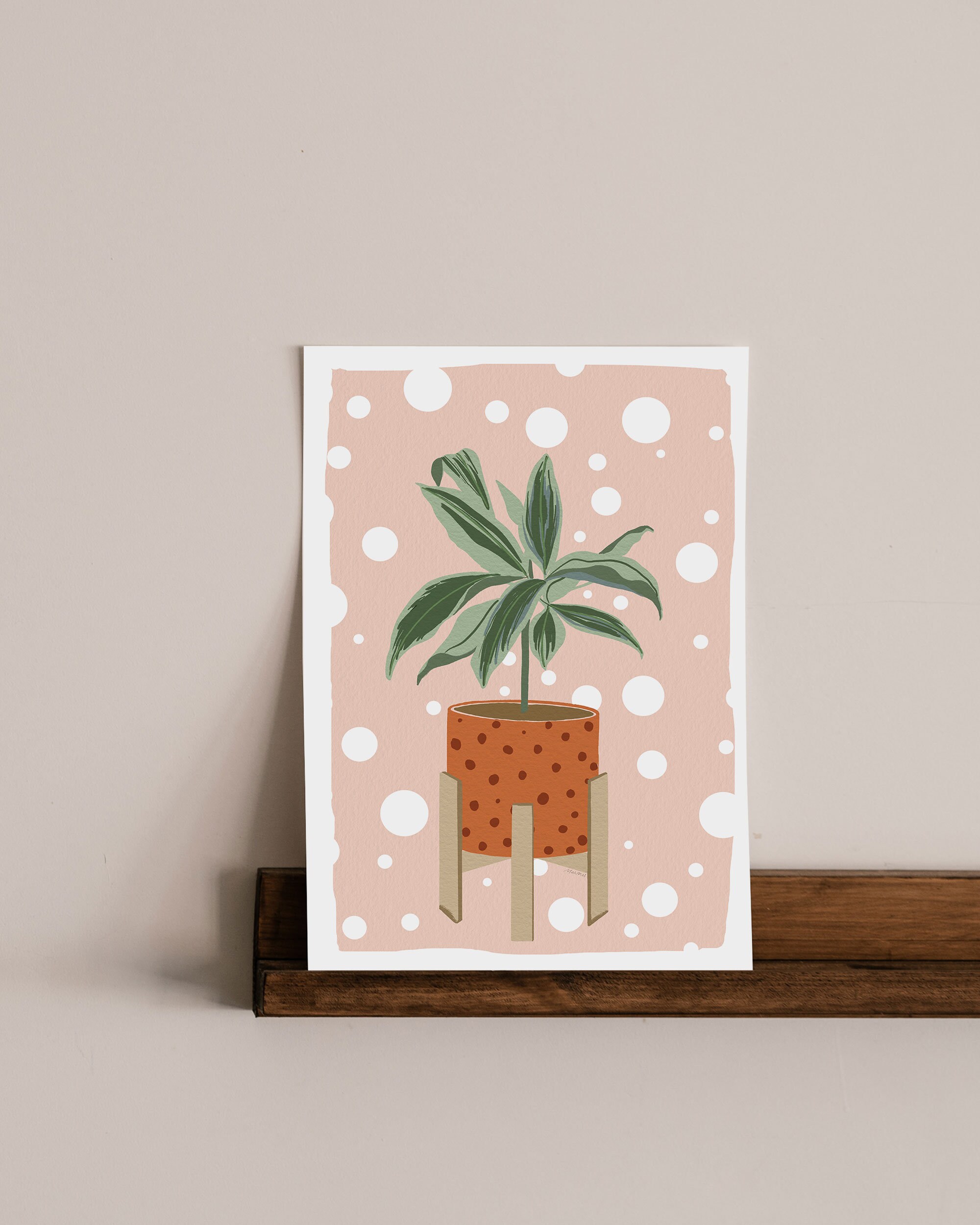 Boho House Plants Wall Art Printable Wall Art Plant Poster | Etsy