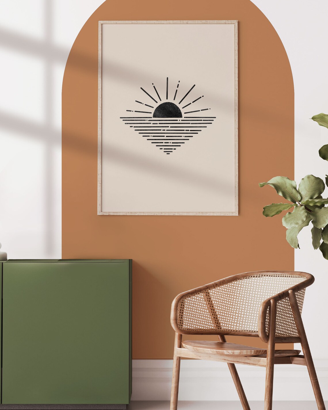 Sunrise Wall Art Print Abstract Print Digital Print | Etsy