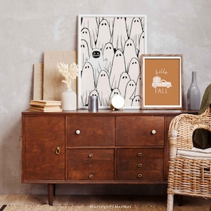 Halloween Cat Art, Peekaboo Cat Ghost, Halloween Ghostie, Printable ...