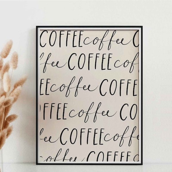 Coffee Poster - Etsy