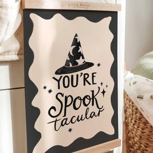 You're Spooktacular Printable Wall Art, Halloween Kids Room Decor ...