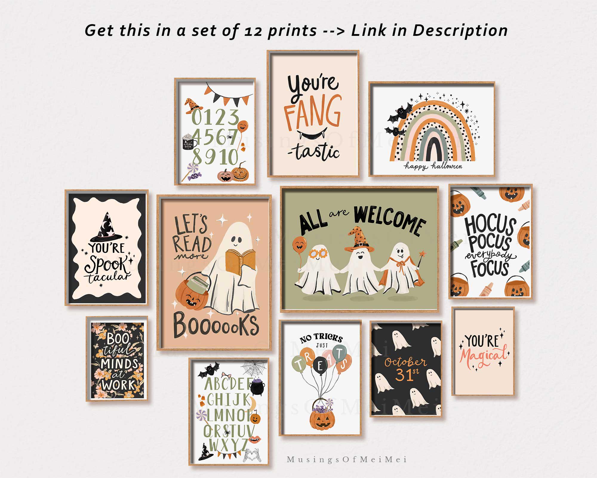 Hocus Pocus Printable Wall Art, Halloween Classroom Wall Art, Kids Room ...