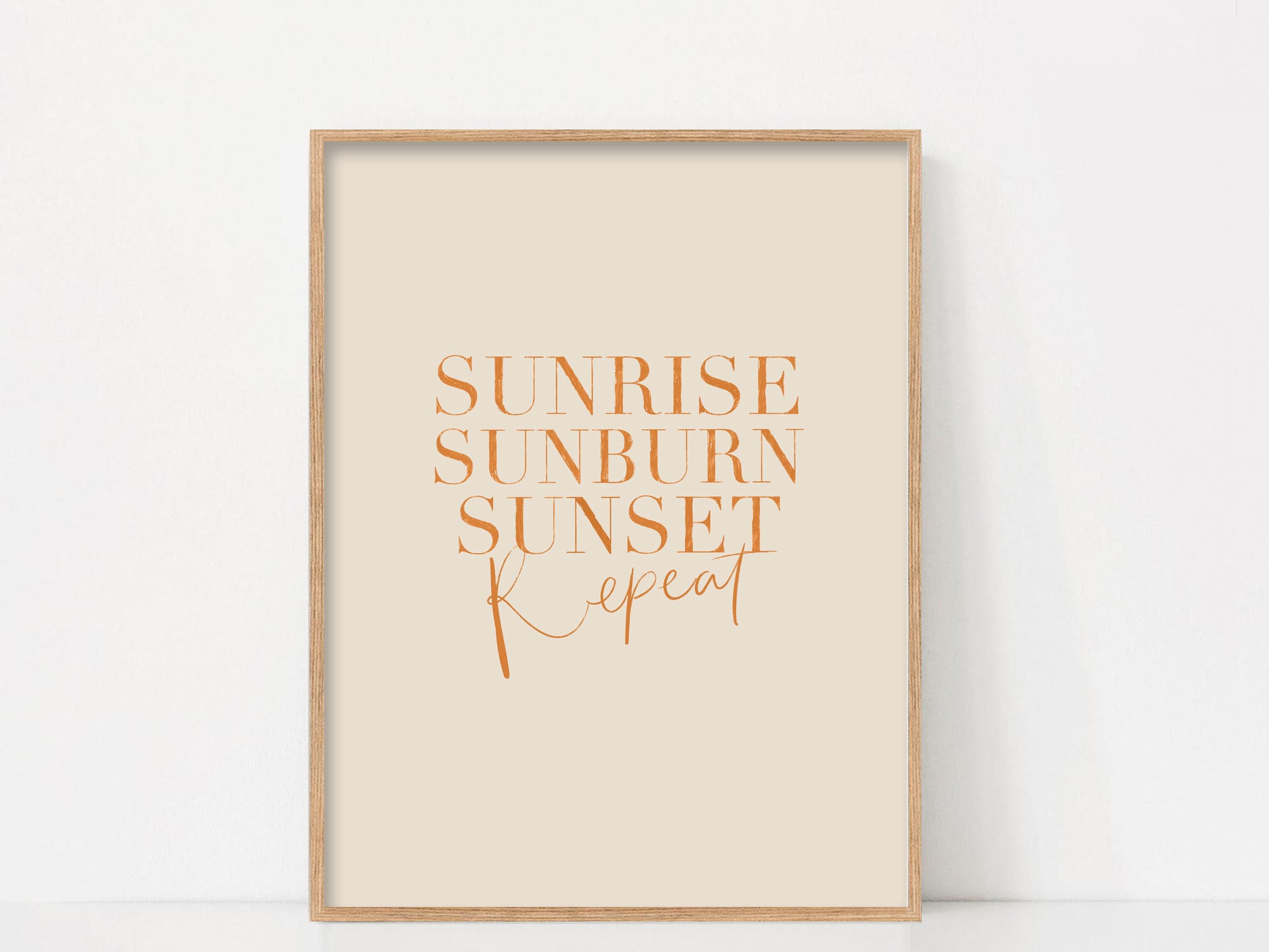 Boho Beach Quote Print Coastal Wall Art Decor Printable Wall | Etsy