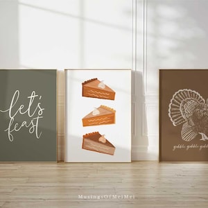 Thanksgiving Gallery Wall Art Print Set, 11 Prints, Printable Wall Art ...