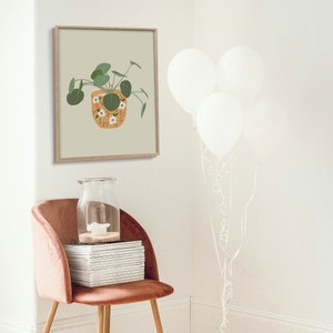 House Plants Print, Plant Poster, Botanical Wall Art, Printable Wall ...