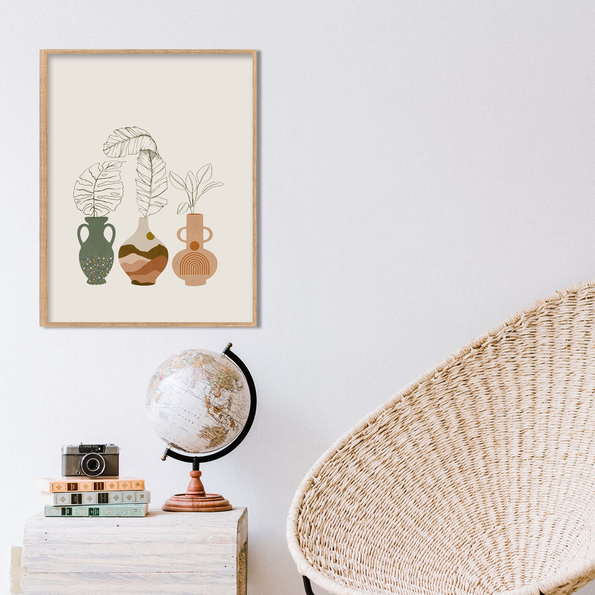 Botanical Prints Plant Poster Print Boho Print Printable | Etsy