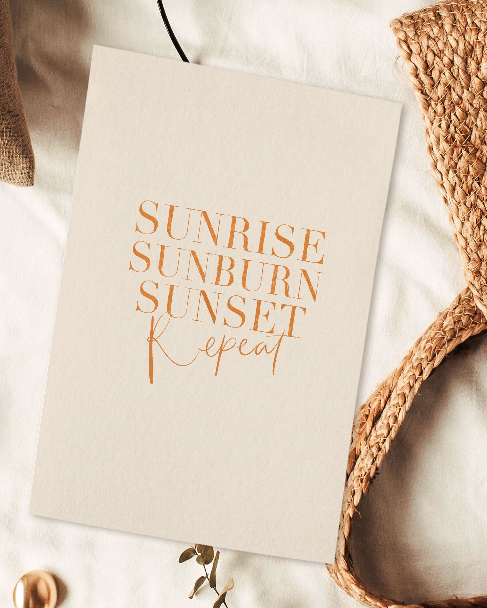 Boho Beach Quote Print Coastal Wall Art Decor Printable Wall - Etsy