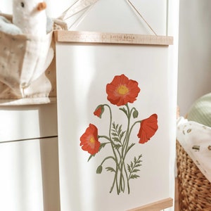 Spring Flower Prints, Set of 4, Printable Wall Art, Farmhouse Decor ...