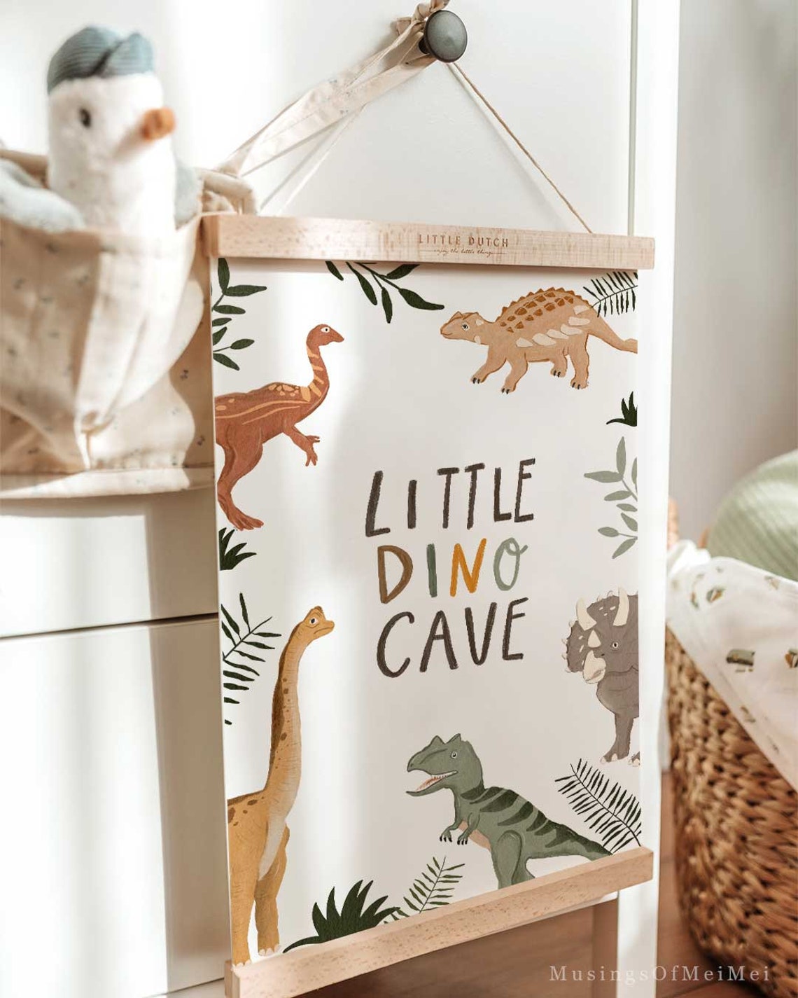 Kids Room Sign, Little Dino Cave, Printable Wall Art, Classroom Art ...
