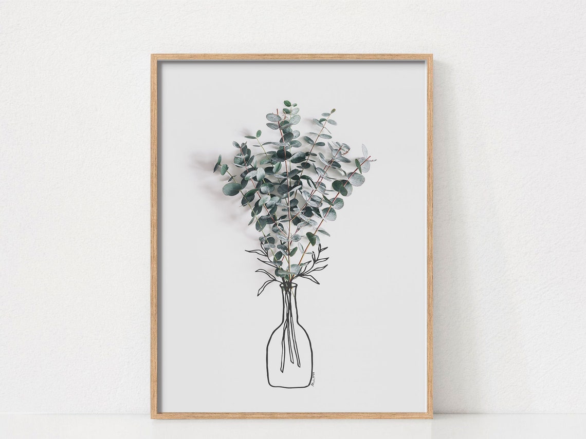 Eucalyptus Wall Art Eucalyptus Poster Digital Download | Etsy