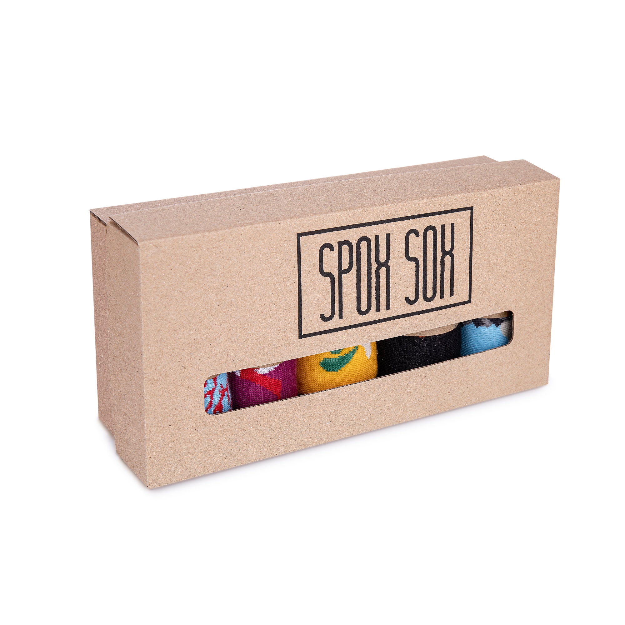 Set of crazy colorful socks in the box SS 2020 pack of | Etsy