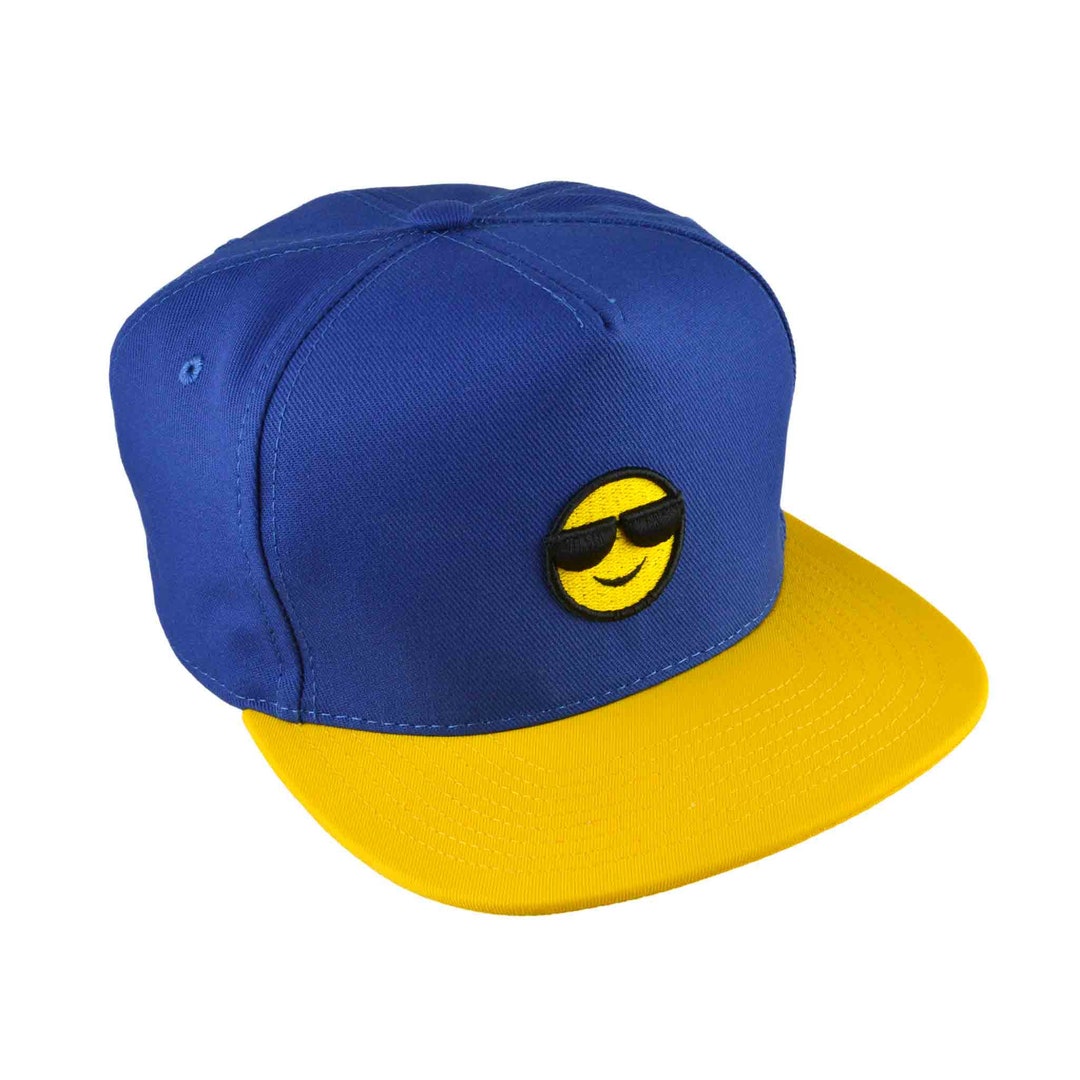 Emoji Colourful Cap for Adults. Emoji Snapback Cap. Smiling Emoticon ...