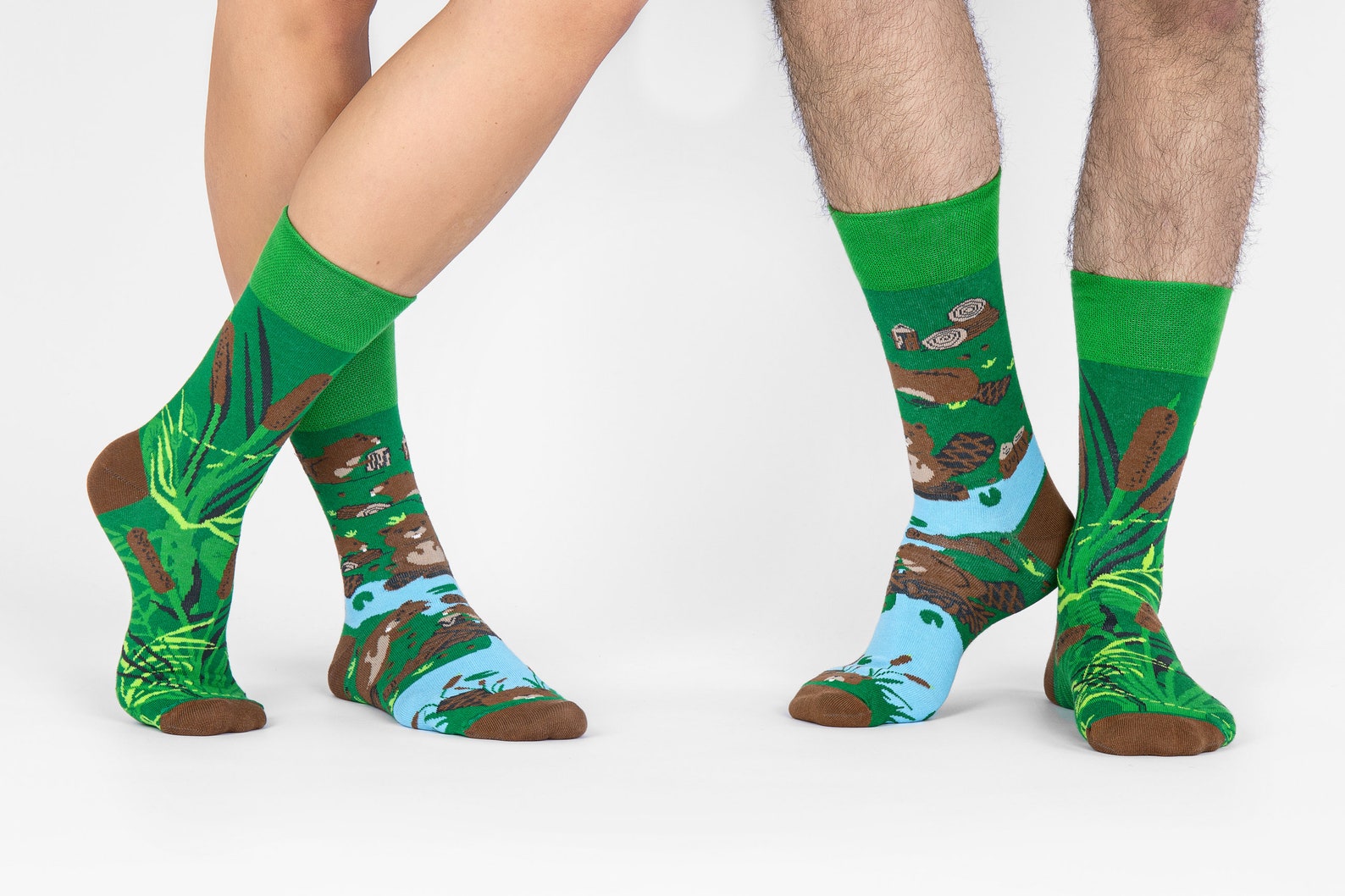 Beavers Socks Beaver Socks Mismatched Socks Funny Socks - Etsy