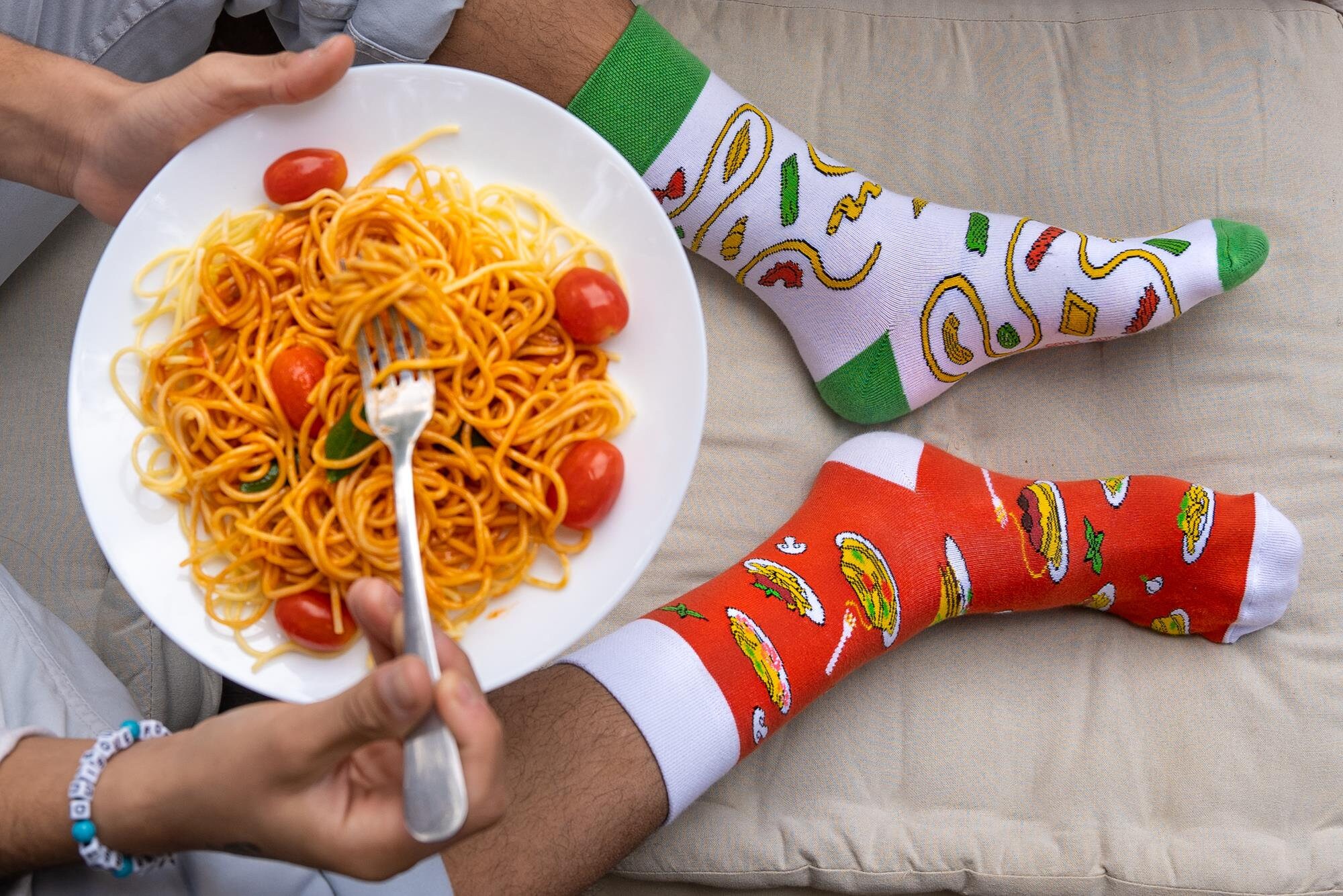 Spaghetti Socks Pasta Socks Cooking Socks Italian Socks - Etsy